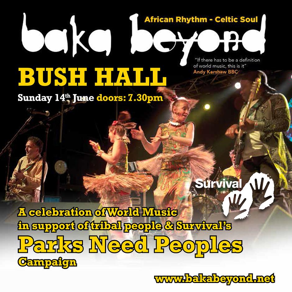 'Baka Beyond' play London benefit gig for Survival