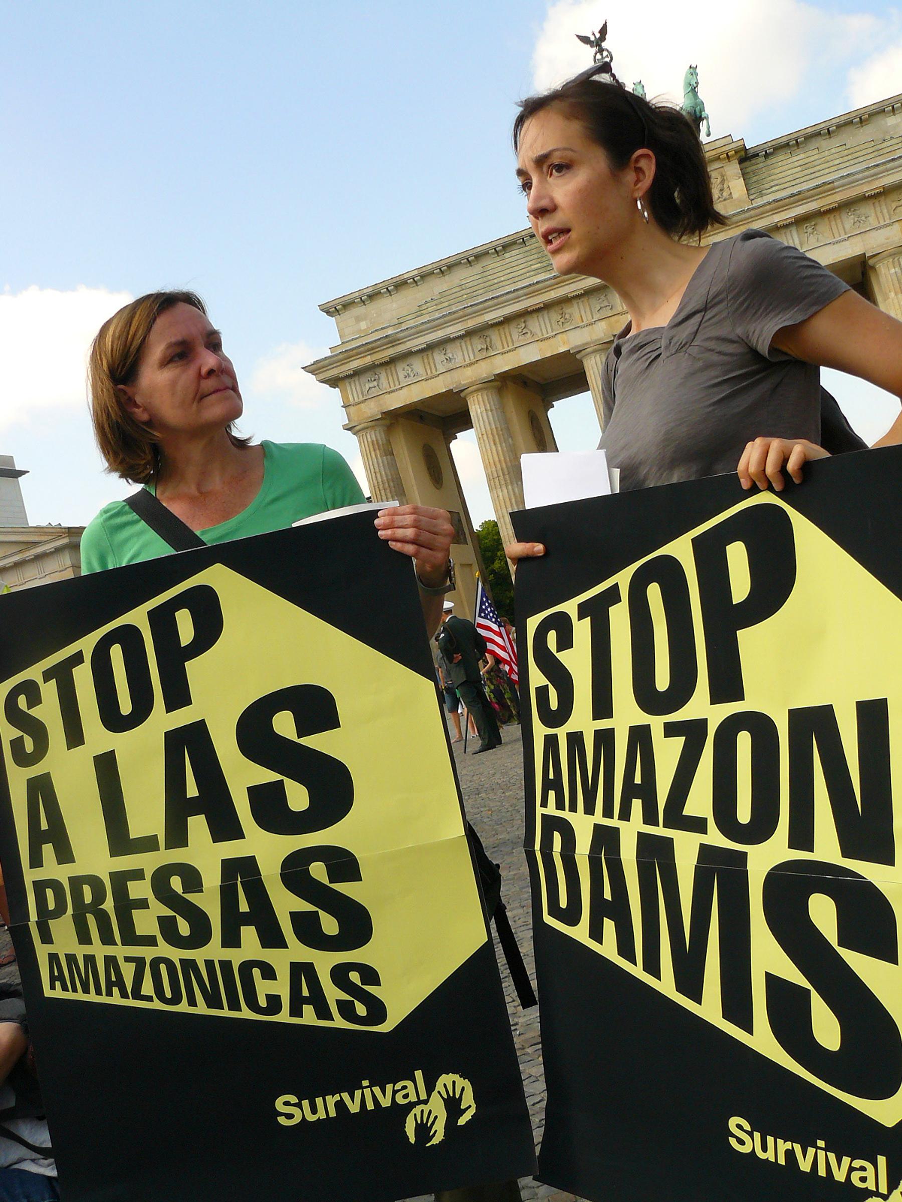Worldwide protests against Amazon mega-dam