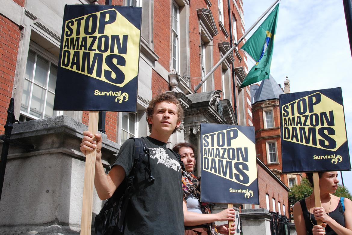 Worldwide protests against Amazon mega-dam
