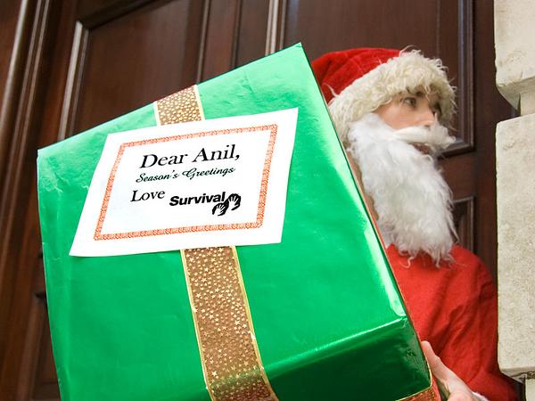 Santa makes special delivery to tribal rights’ violator