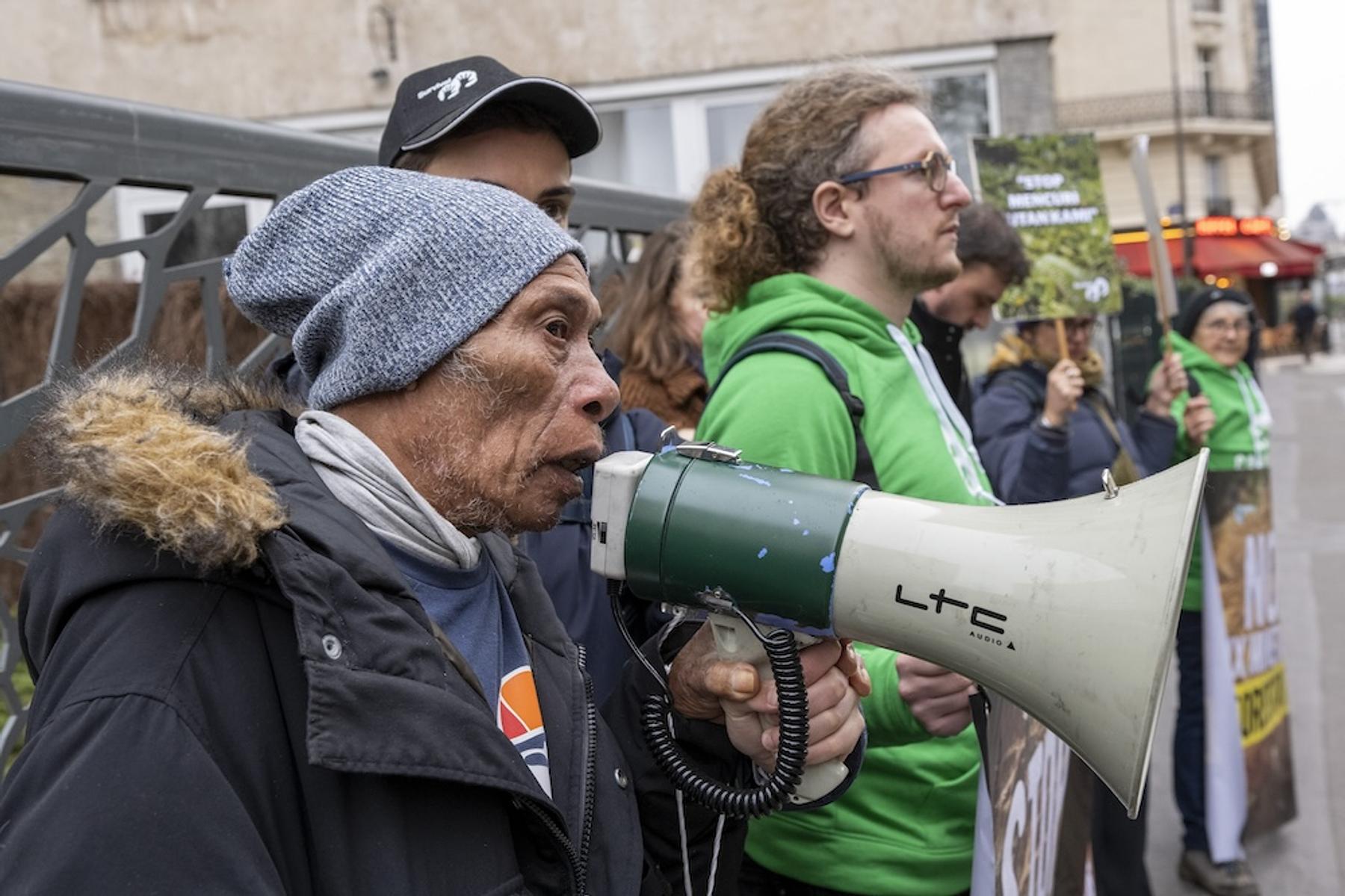 Indigenous protester tells French mining giant: “Stop the mining or my ...