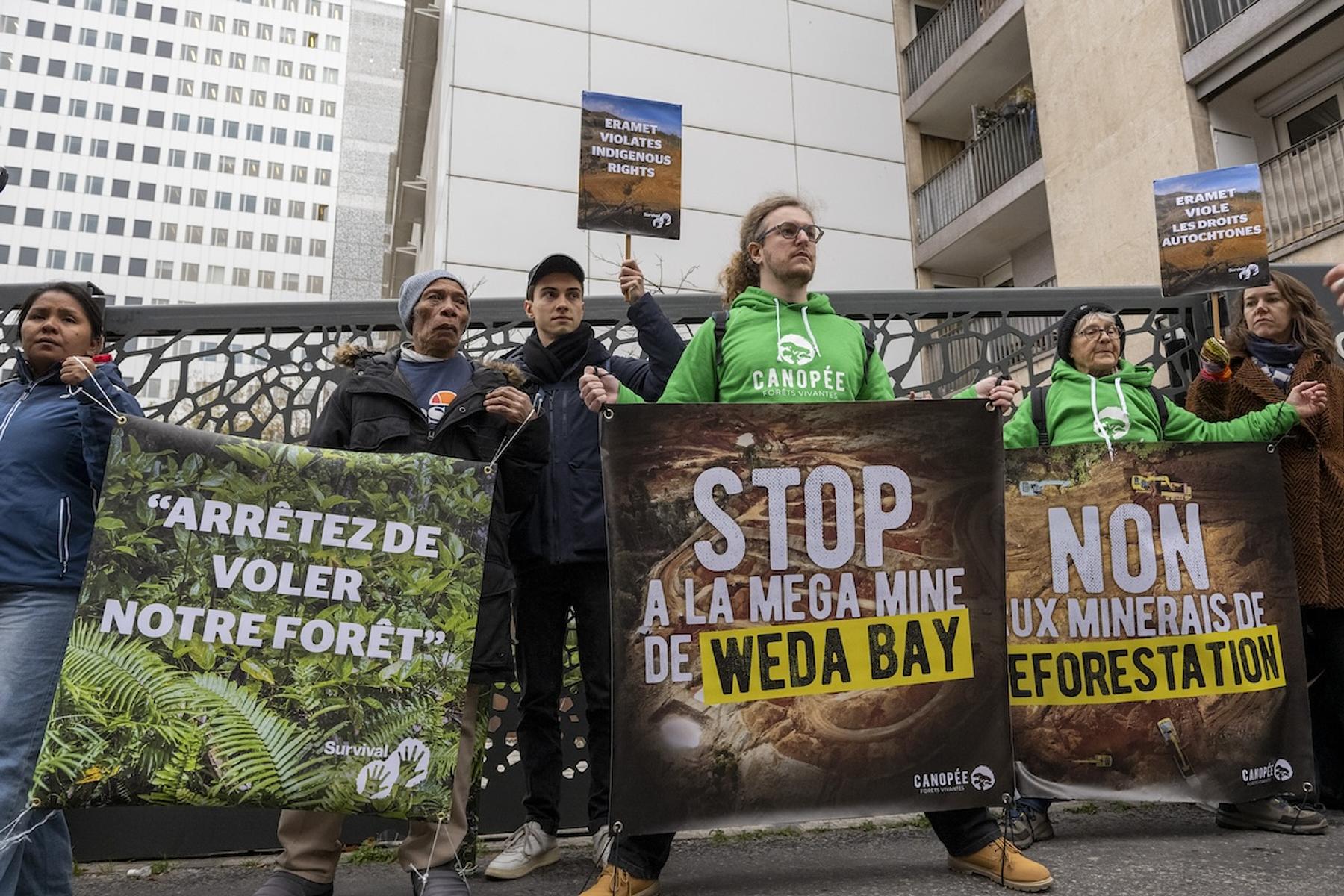 Indigenous protester tells French mining giant: “Stop the mining or my ...