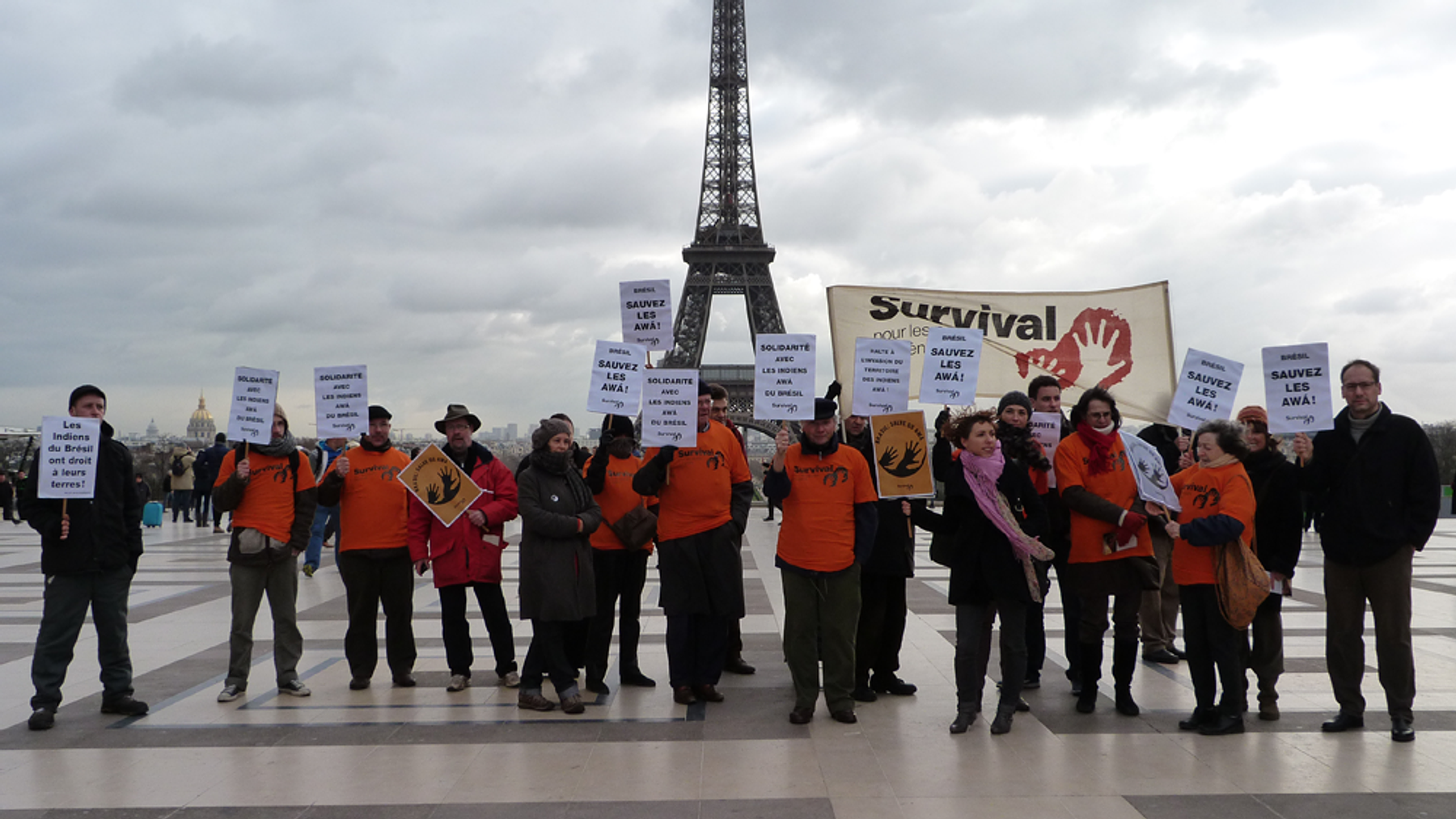 Worldwide solidarity on Human Rights Day for Earth’s most threatened tribe