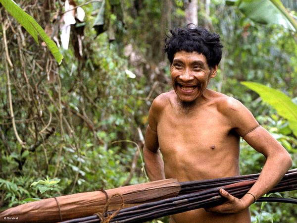 Nomad tribe emerges from forest to prove its existence