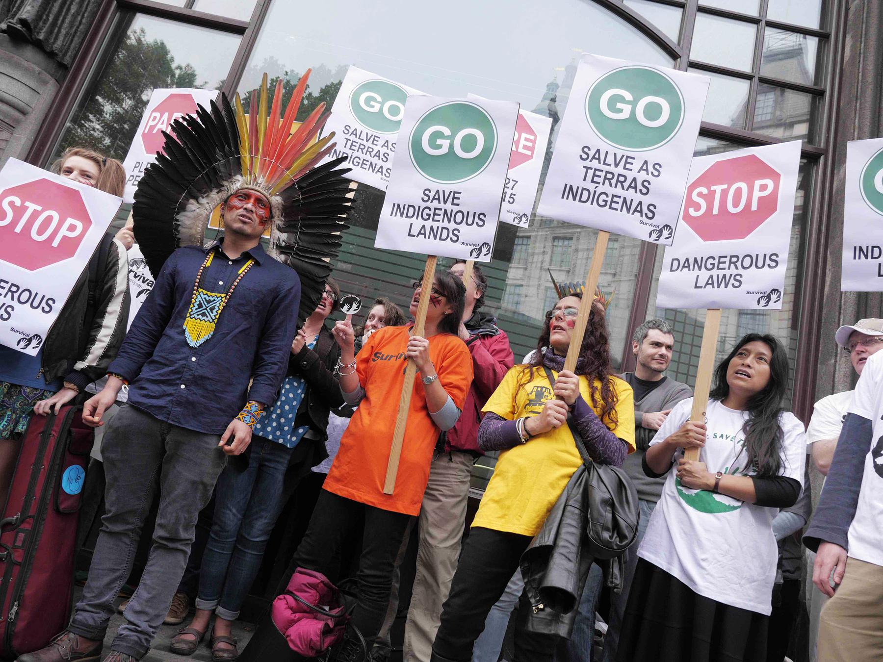 Worldwide protests demand stop to Brazil's assault on Indigenous rights