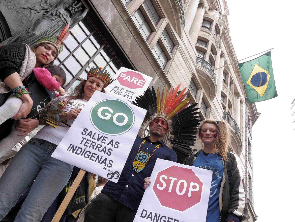 Worldwide protests demand stop to Brazil's assault on Indigenous rights
