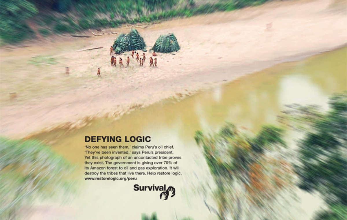 Global ad campaign for Peru's uncontacted tribes